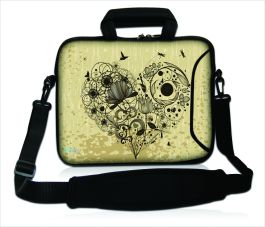 Sleevy 15,6" laptoptas artistiek hart