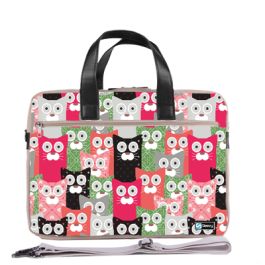 Laptoptas 13,3" / schoudertas grappige katjes - Sleevy